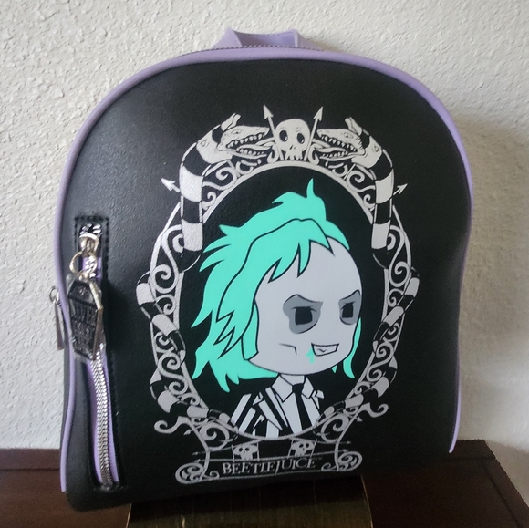 Bioworld | Bags | Bioworld Chibi Beetlejuice Mini Backpack | Poshmark